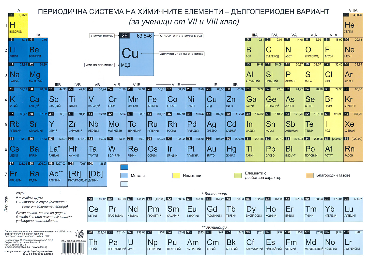 store.bg - Периодична система на химичните елементи - класически ...