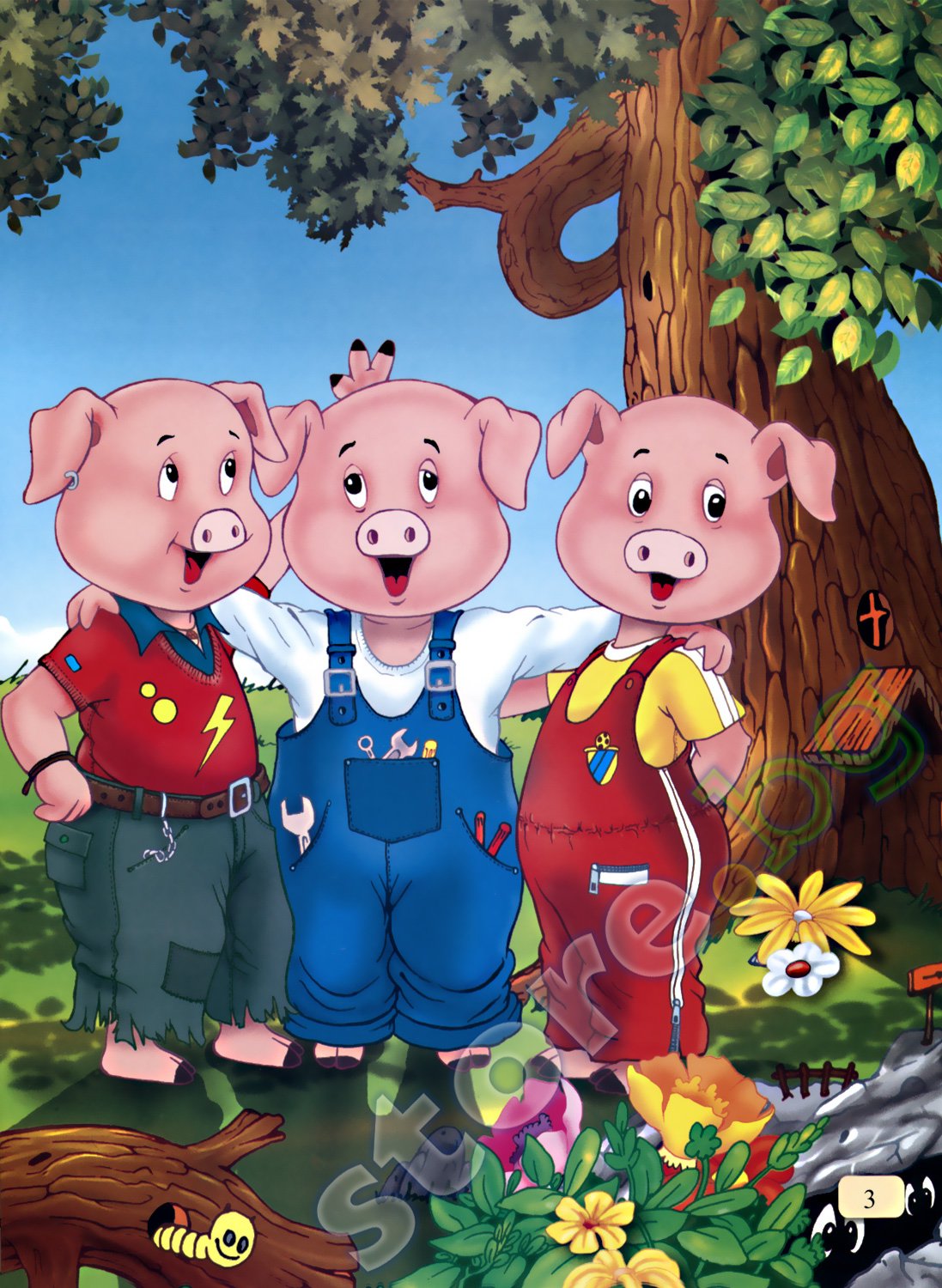 store.bg - Най-хубавите приказки на света: Трите прасенца - книга